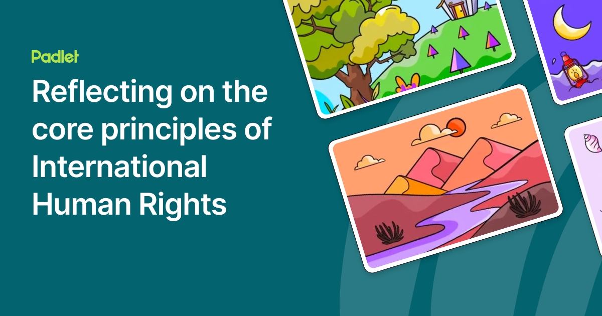 Reflecting on the core principles of International Human Rights