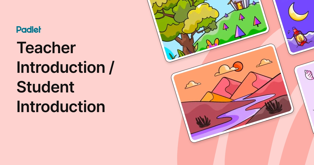 Teacher Introduction / Student Introduction