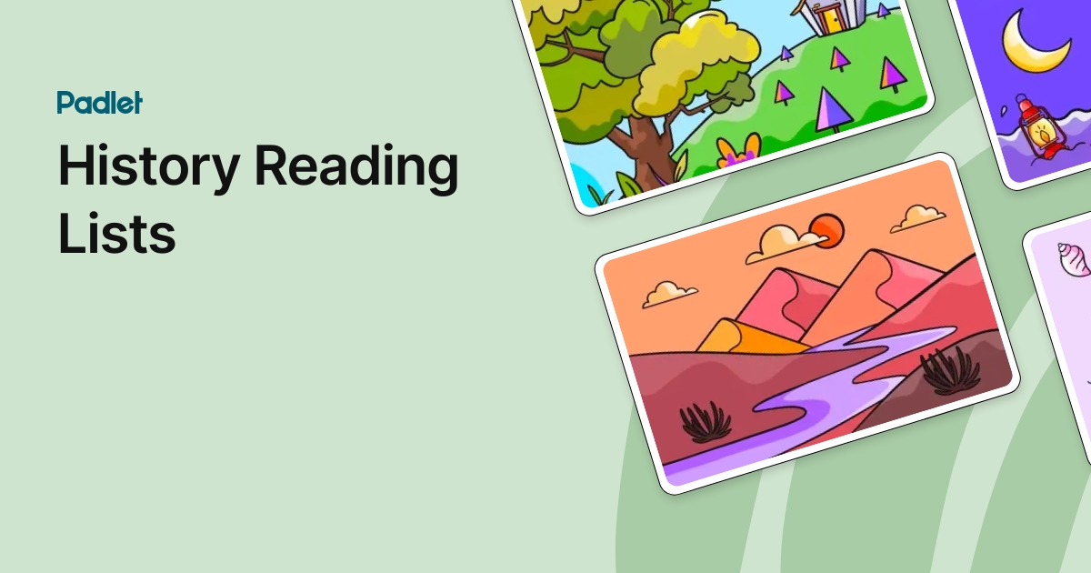 History Reading Lists