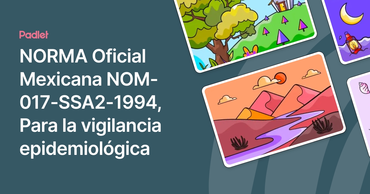 NORMA Oficial Mexicana NOM-017-SSA2-1994, Para la vigilancia epidemiológica