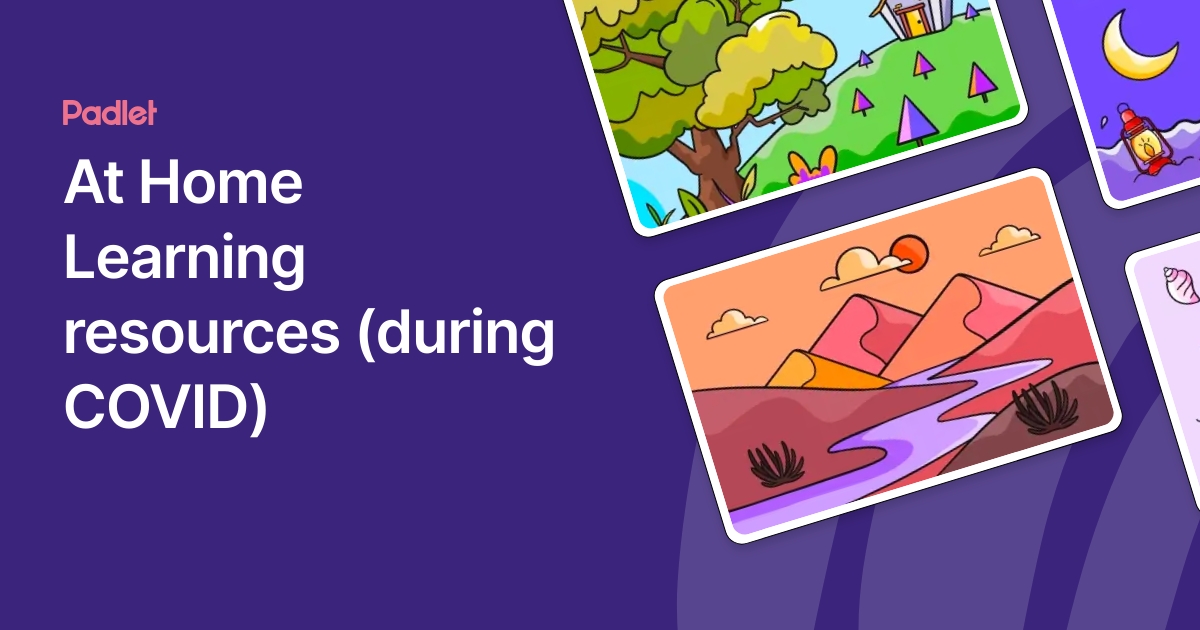At Home Learning resources (during COVID)
