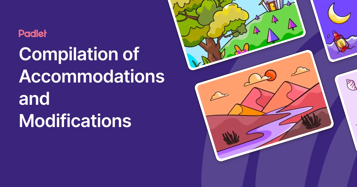 Compilation of Accommodations and Modifications