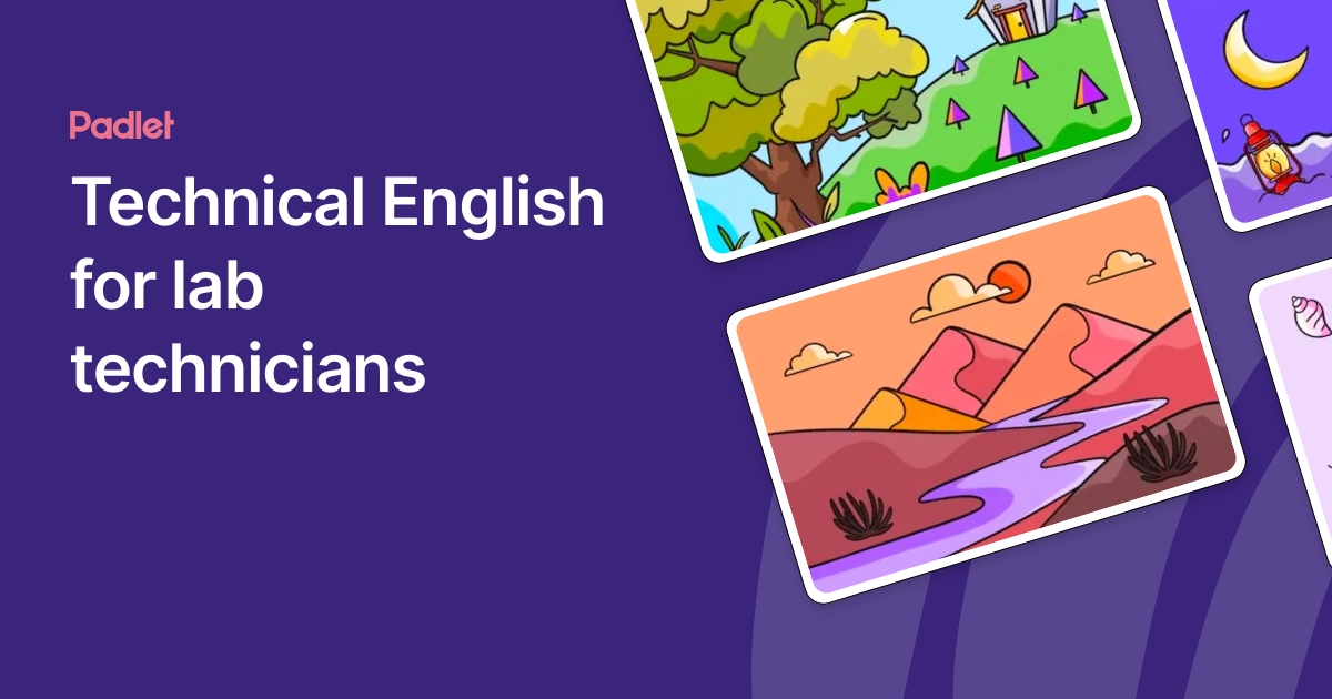Technical English for lab technicians