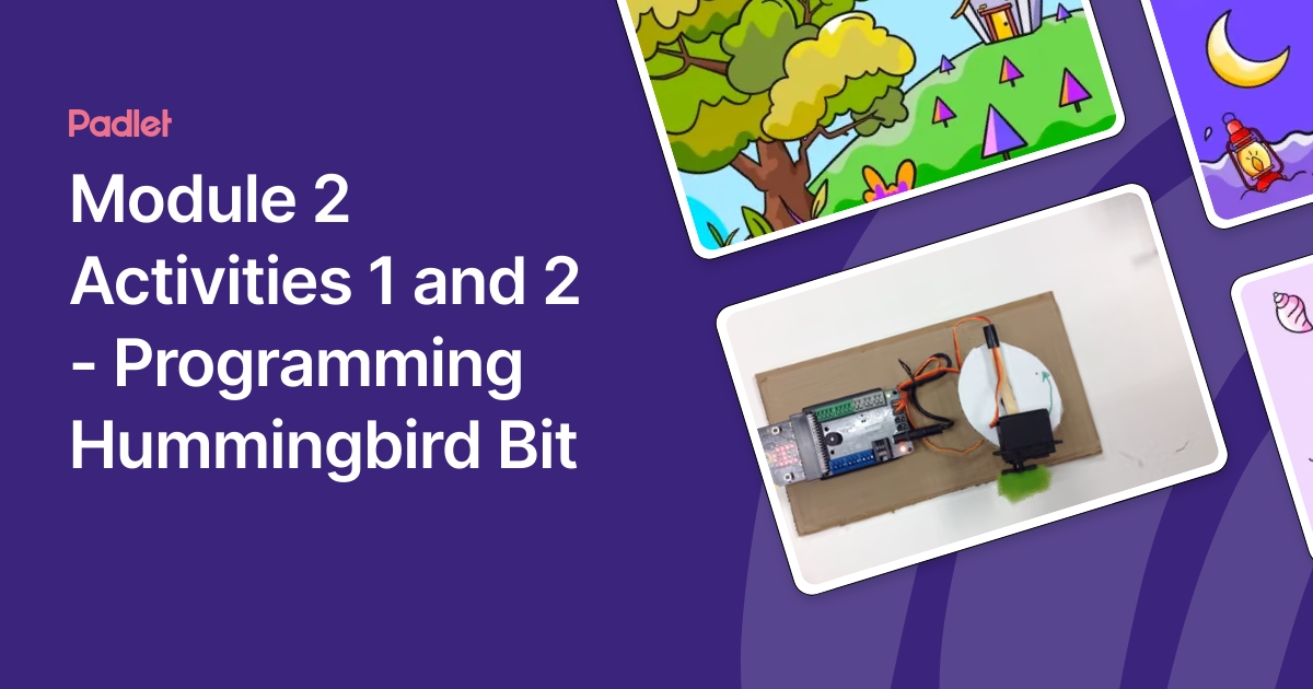 Module 2 Activities 1 and 2 - Programming Hummingbird Bit