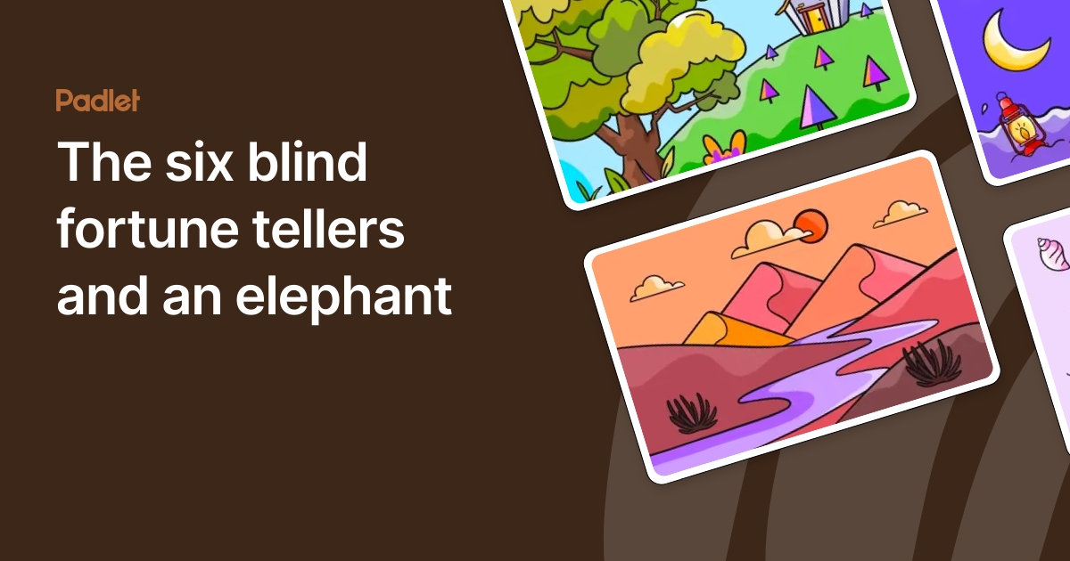 The six blind fortune tellers and an elephant