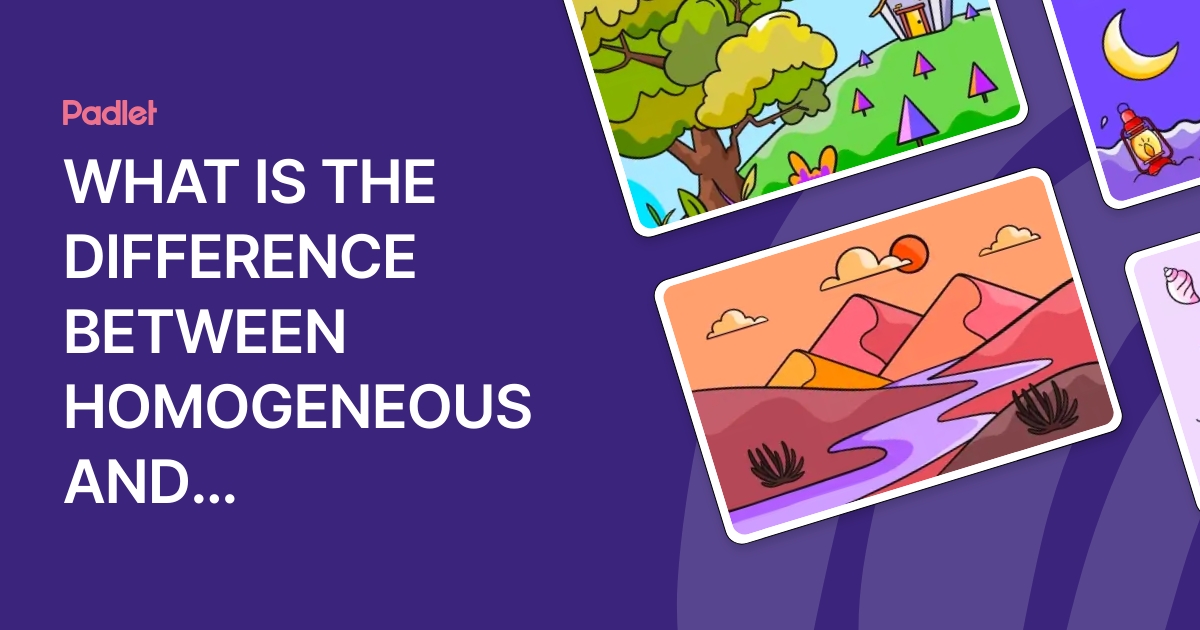 WHAT IS THE DIFFERENCE BETWEEN HOMOGENEOUS AND HETEROGENEOUS MIXTURES?