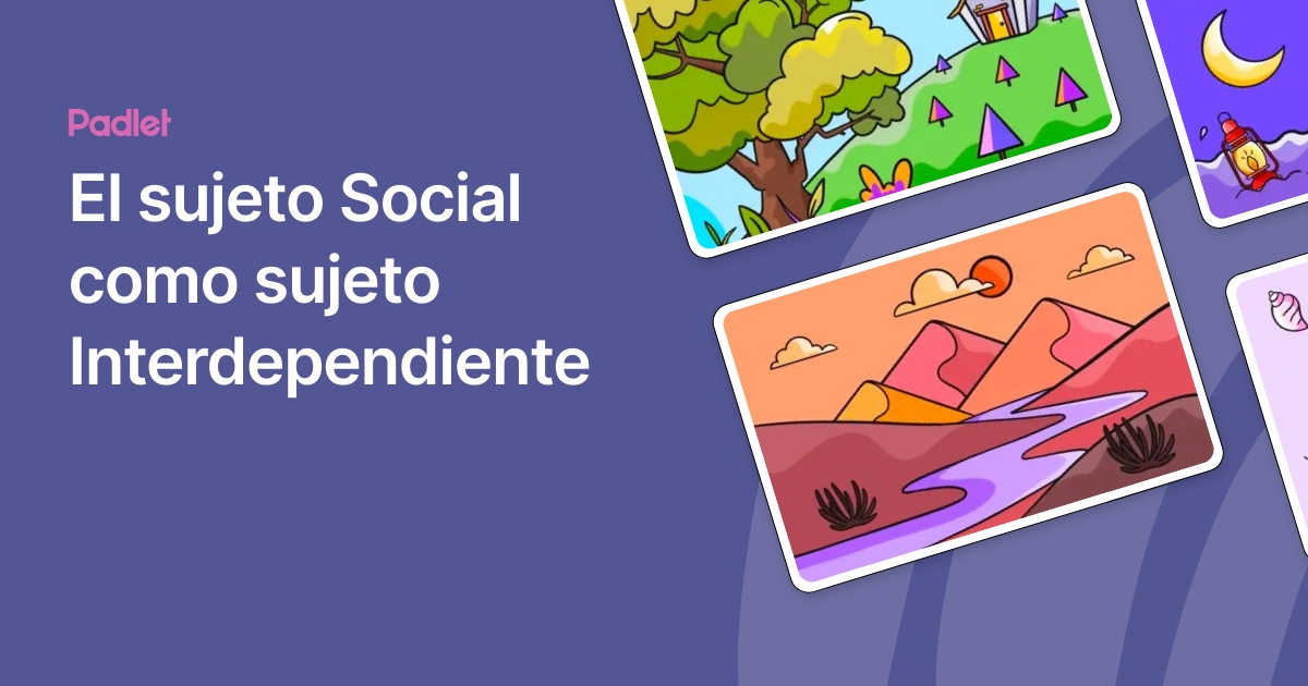 El sujeto Social como sujeto Interdependiente