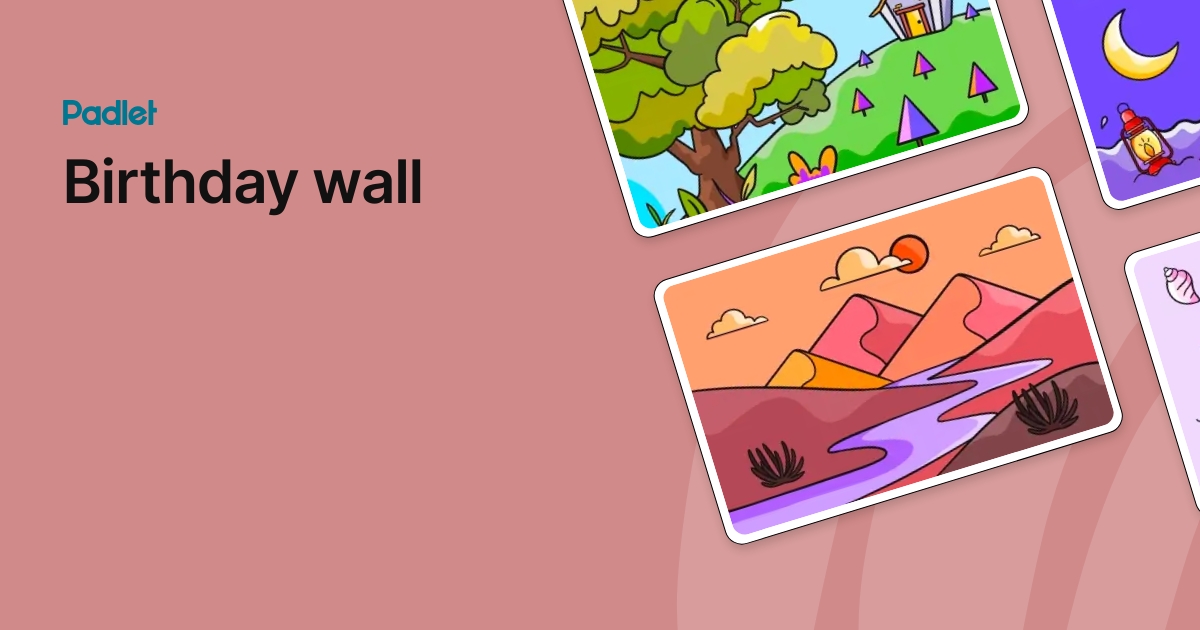 Birthday wall