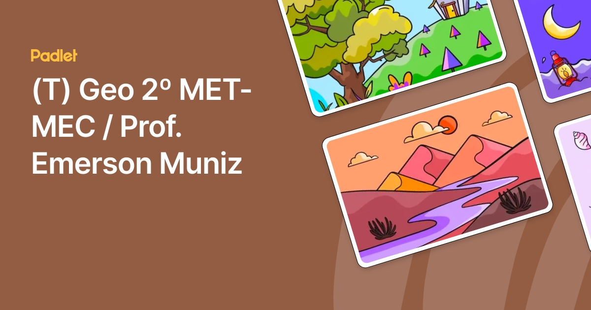 (T) Geo 2º MET-MEC / Prof. Emerson Muniz