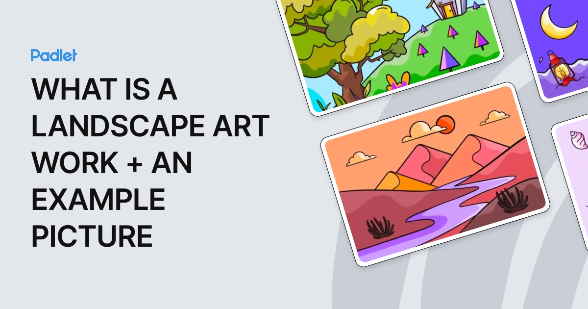 WHAT IS A LANDSCAPE ART WORK + AN EXAMPLE PICTURE