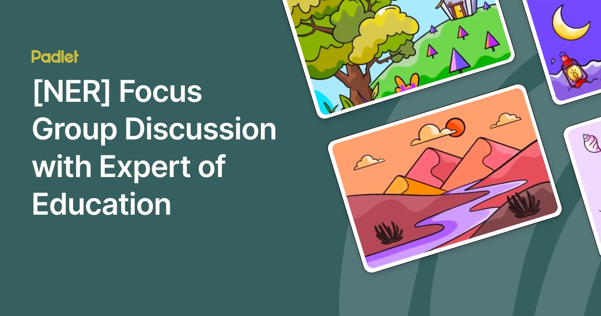 [NER] Focus Group Discussion with Expert of Education