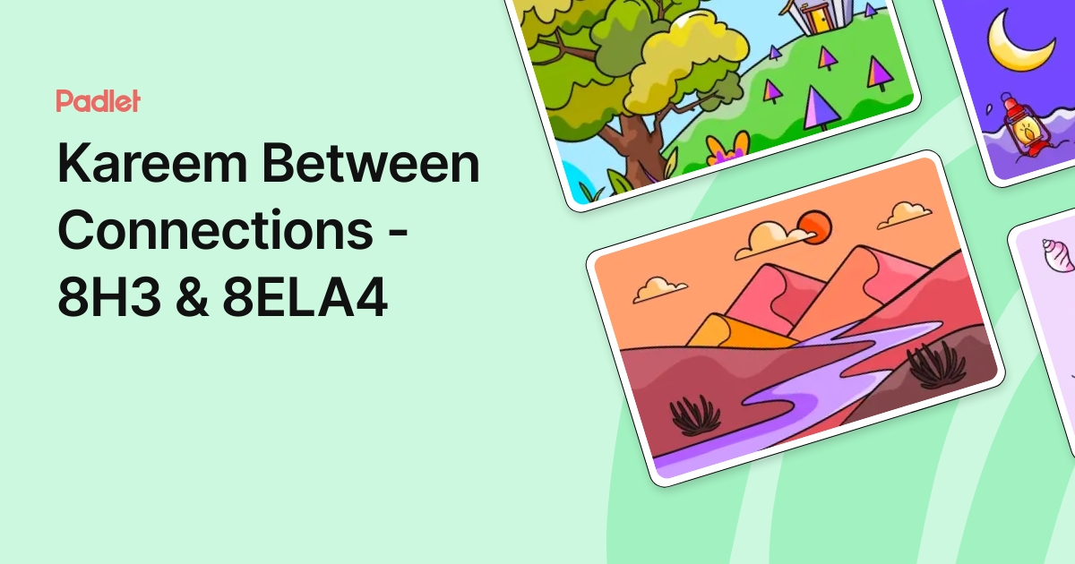 Kareem Between Connections - 8H3 & 8ELA4