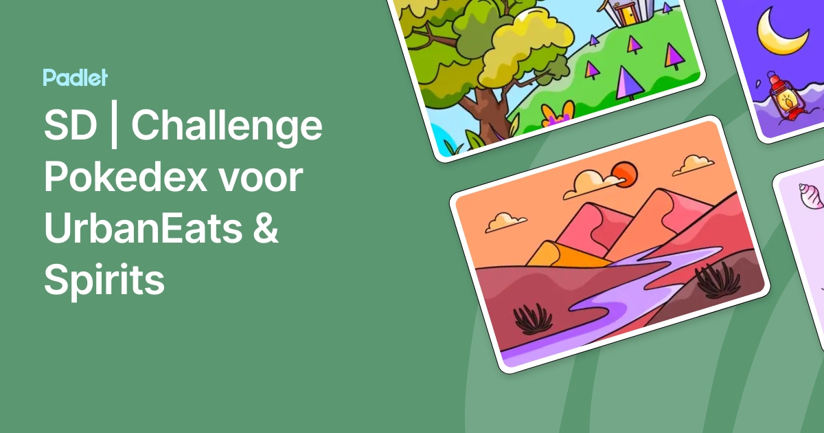SD | Challenge Pokedex voor UrbanEats & Spirits