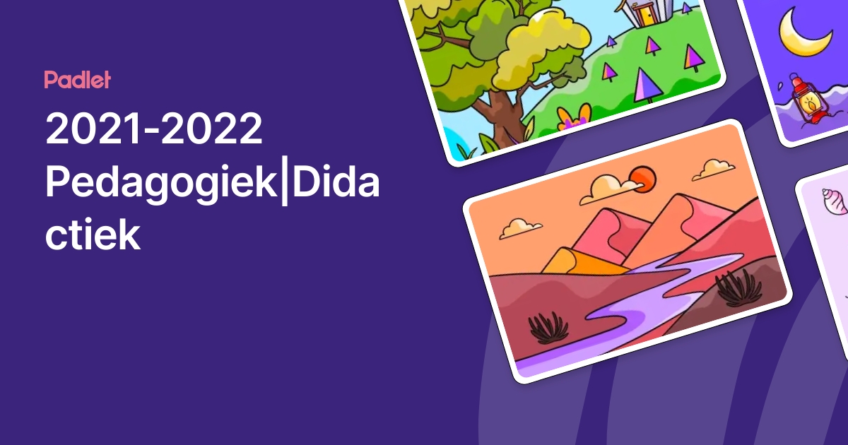 2021-2022 Pedagogiek|Didactiek