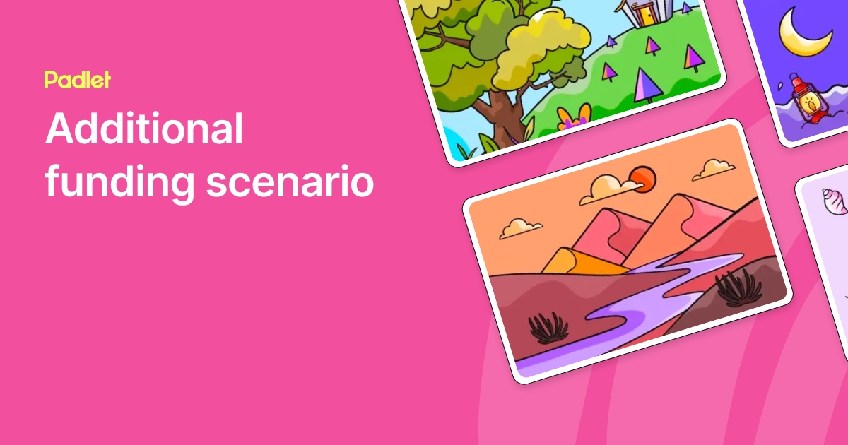 Additional funding scenario