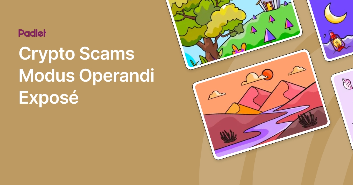 Crypto Scams Modus Operandi Exposé