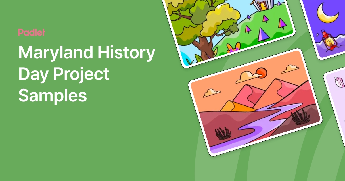 Maryland History Day Project Samples
