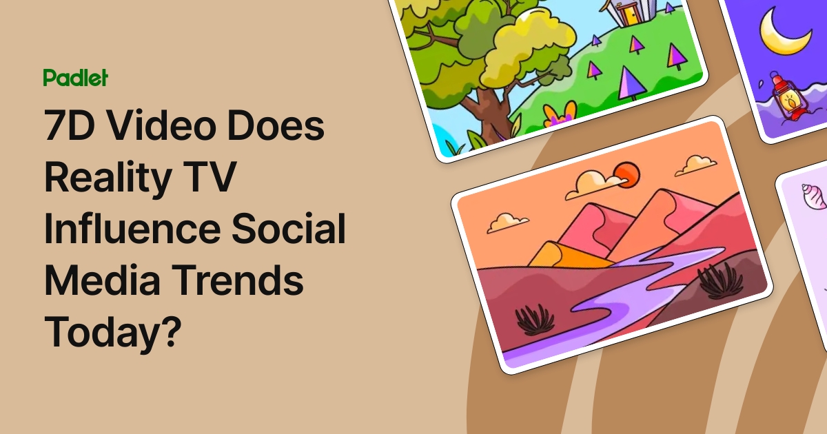 7D Video Does Reality TV Influence Social Media Trends Today?