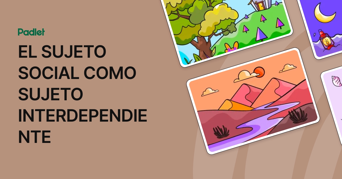 EL SUJETO SOCIAL COMO SUJETO INTERDEPENDIENTE