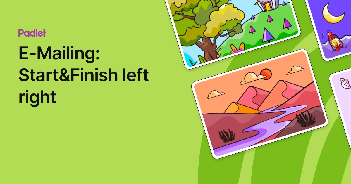 E-Mailing: Start&Finish left right