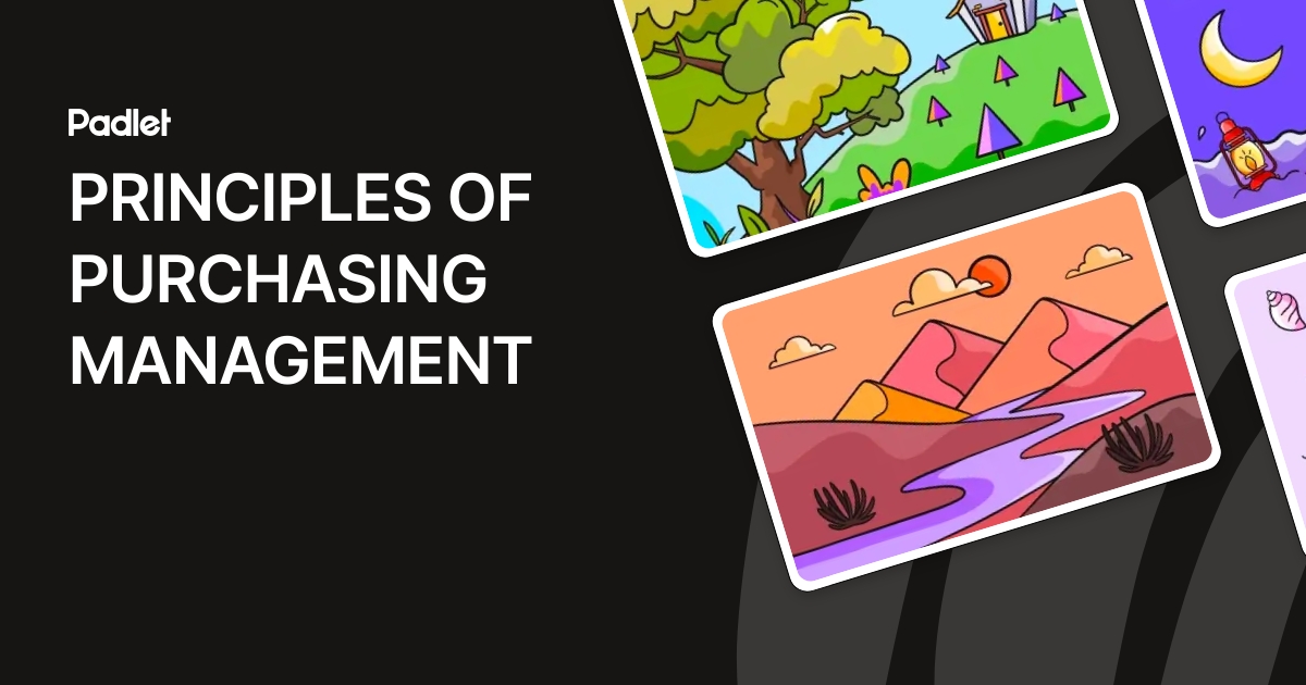 PRINCIPLES OF PURCHASING MANAGEMENT