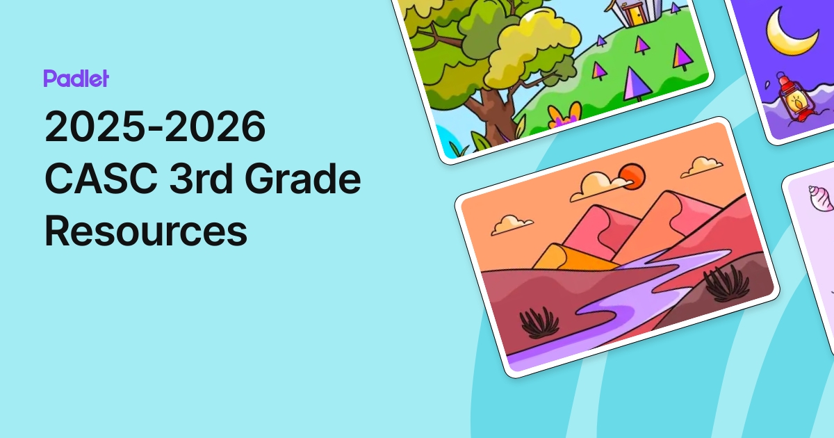 2025-2026 CASC 3rd Grade Resources
