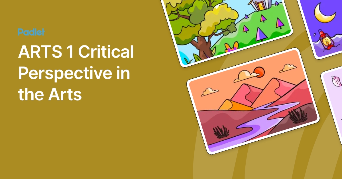 ARTS 1 Critical Perspective in the Arts