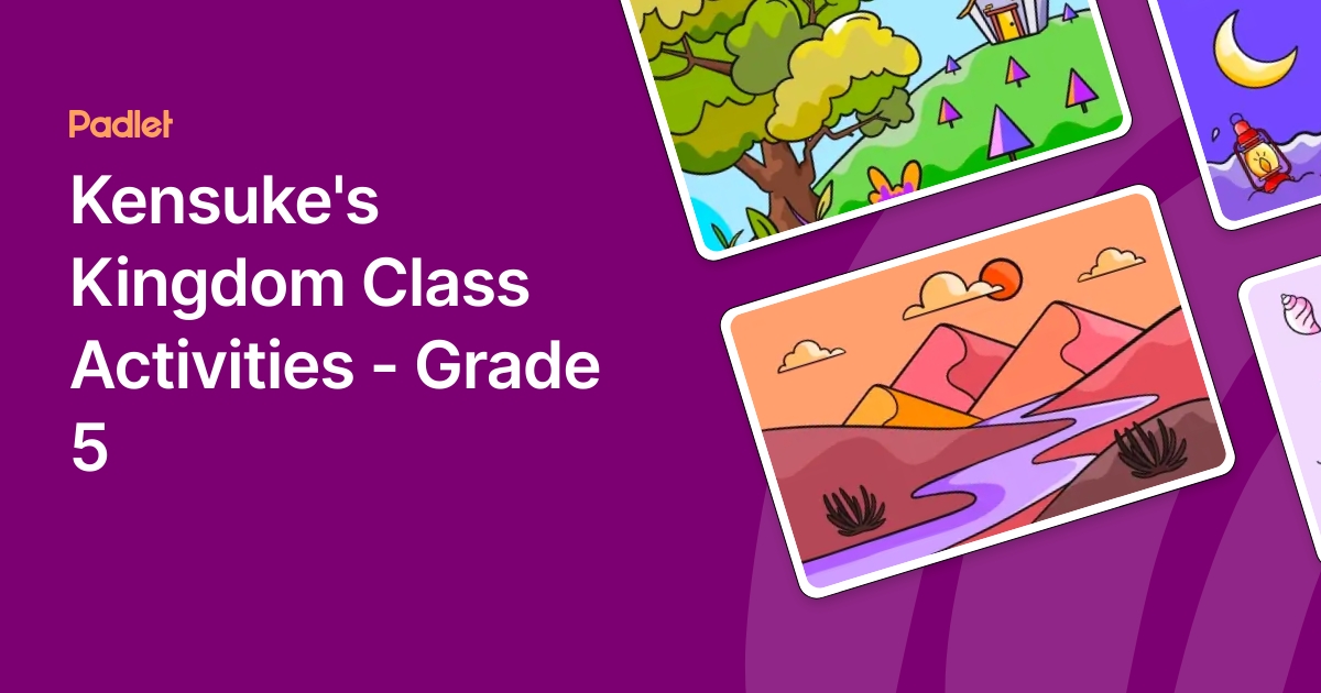Kensuke's Kingdom Class Activities - Grade 5