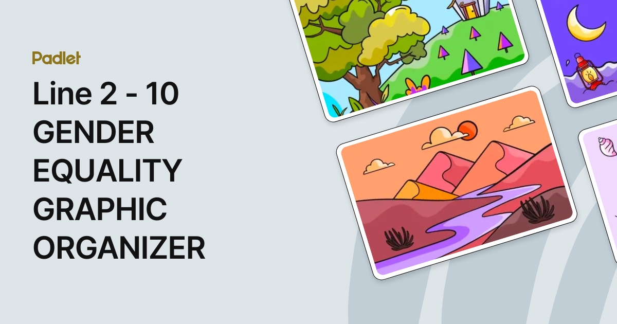 Line 2 - 10 GENDER EQUALITY GRAPHIC ORGANIZER