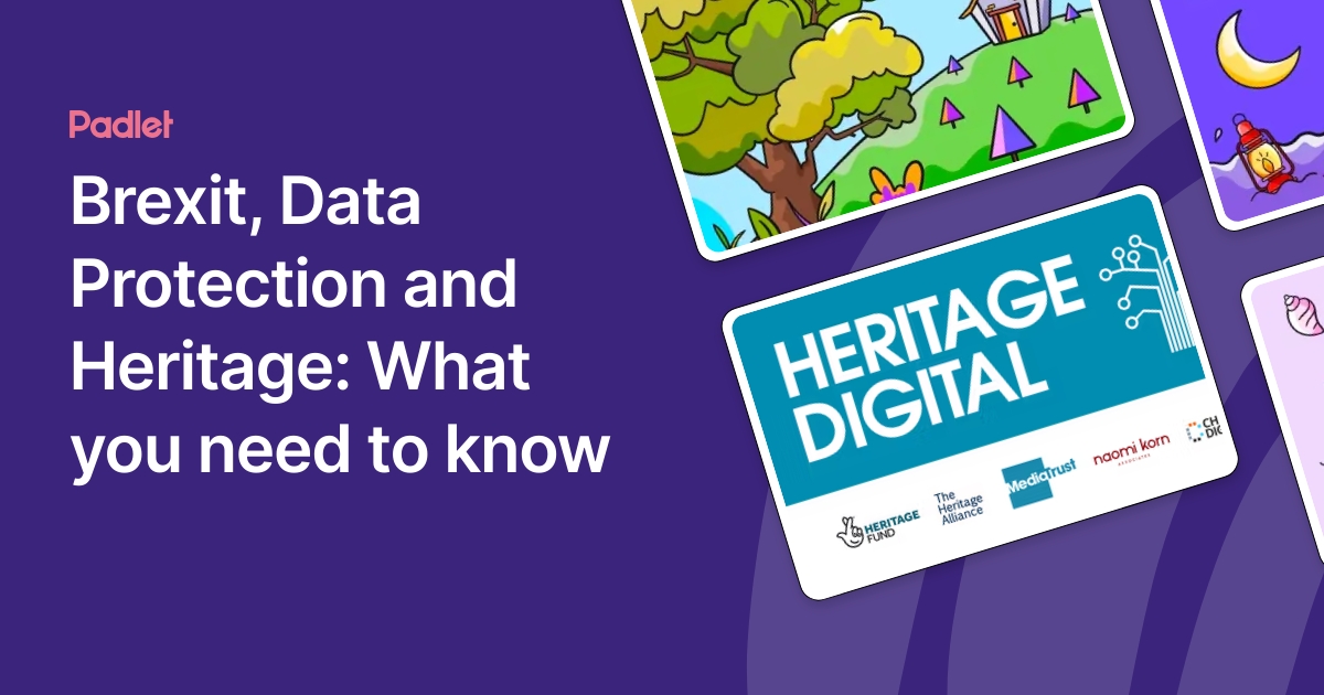 Brexit, Data Protection and Heritage: What you need to know