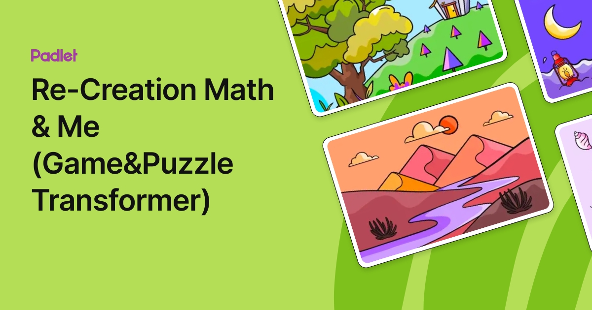Re-Creation Math & Me (Game&Puzzle Transformer)