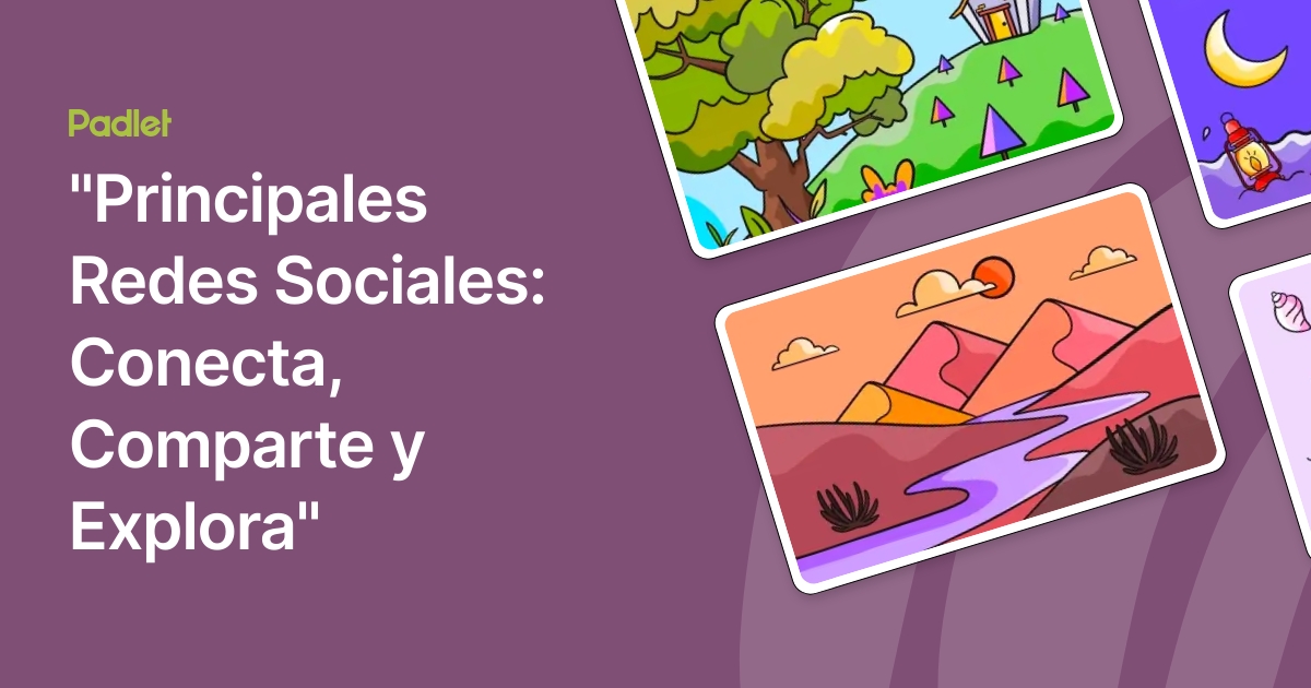 "Principales Redes Sociales: Conecta, Comparte y Explora"