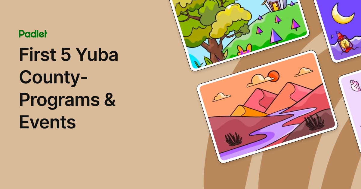 First 5 Yuba County-Programs & Events