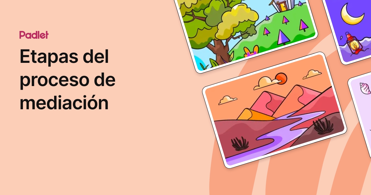 Etapas del proceso de mediación