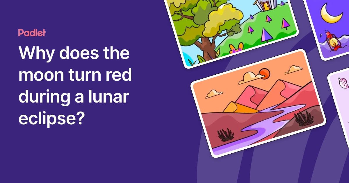 Why does the moon turn red during a lunar eclipse?