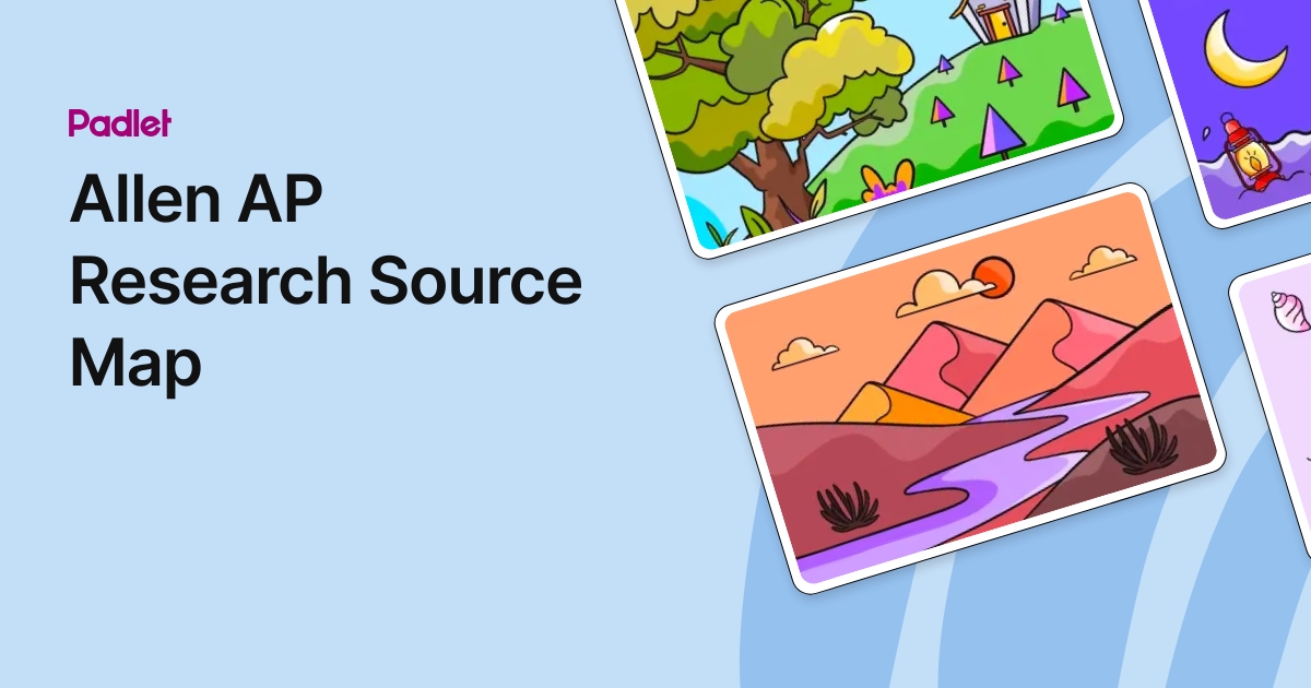 Allen AP Research Source Map