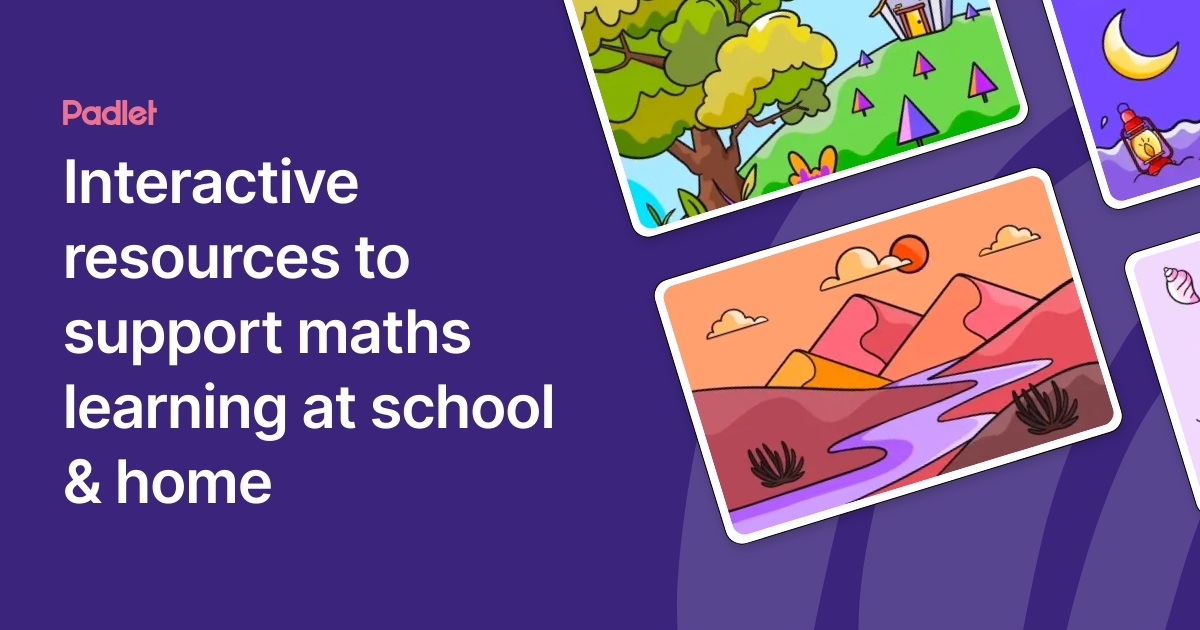 Interactive resources to support maths learning at school & home