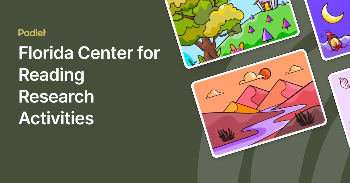 Florida Center for Reading Research Activities