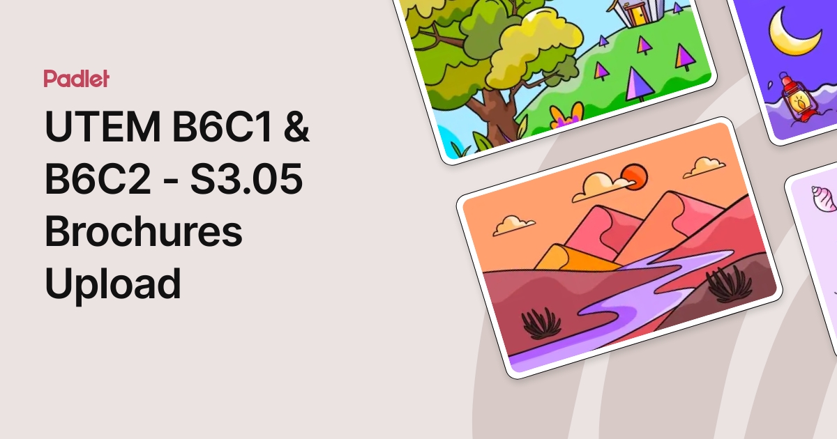 UTEM B6C1 & B6C2 - S3.05 Brochures Upload