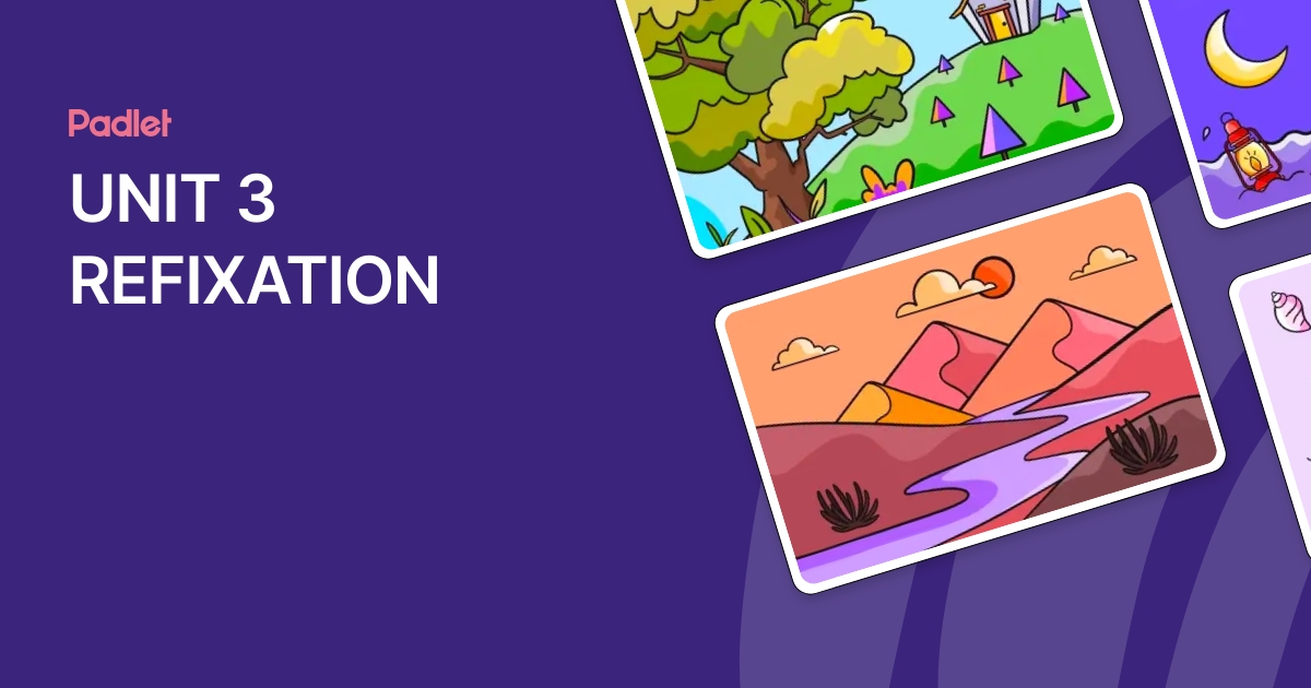 UNIT 3 REFIXATION
