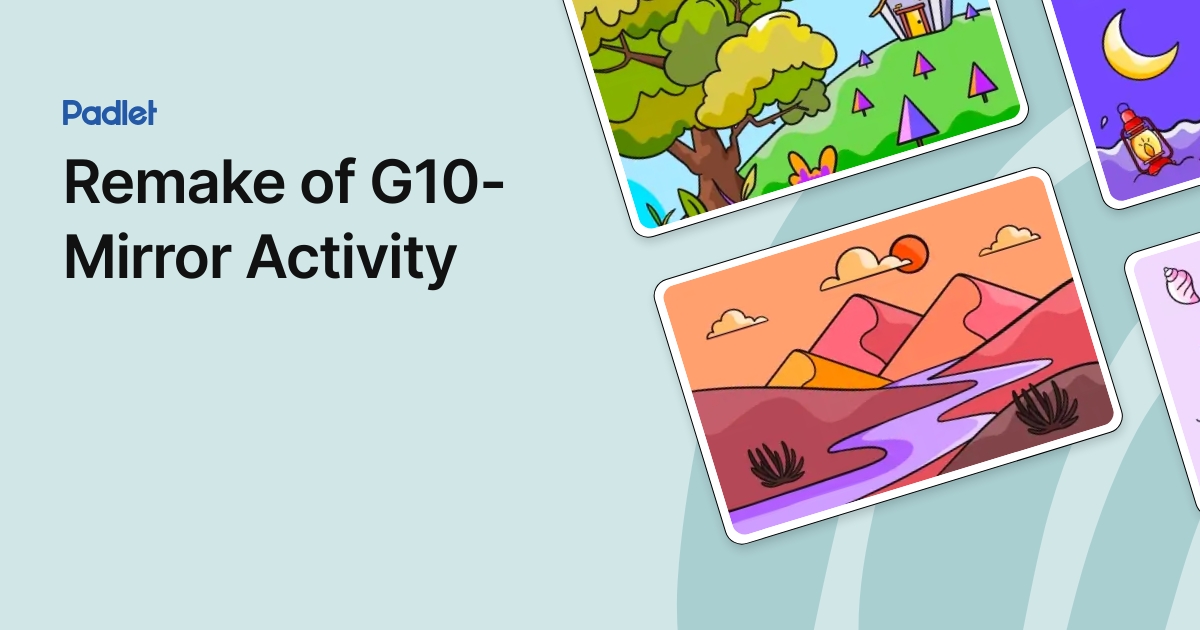 Remake of G10-Mirror Activity
