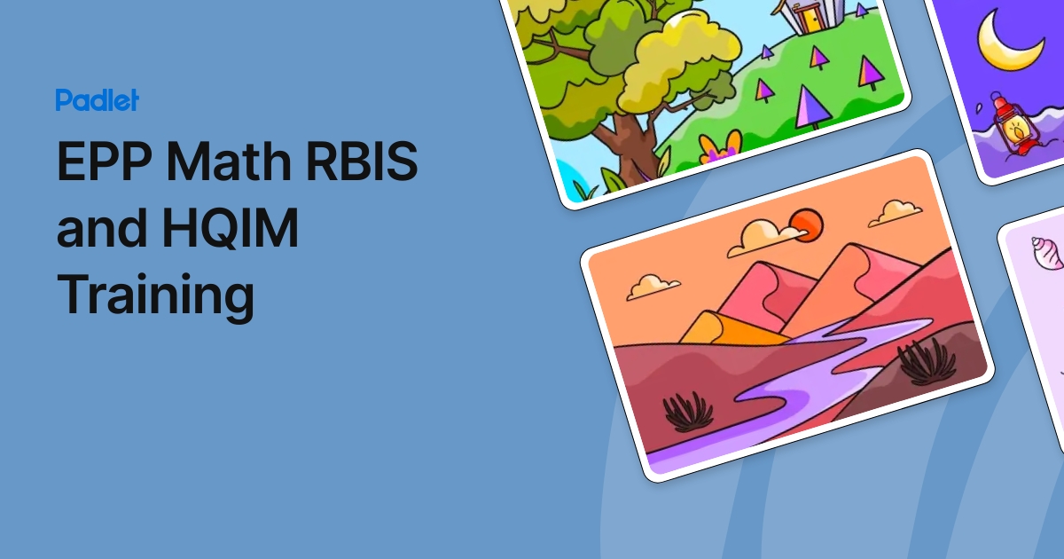 EPP Math RBIS and HQIM Training