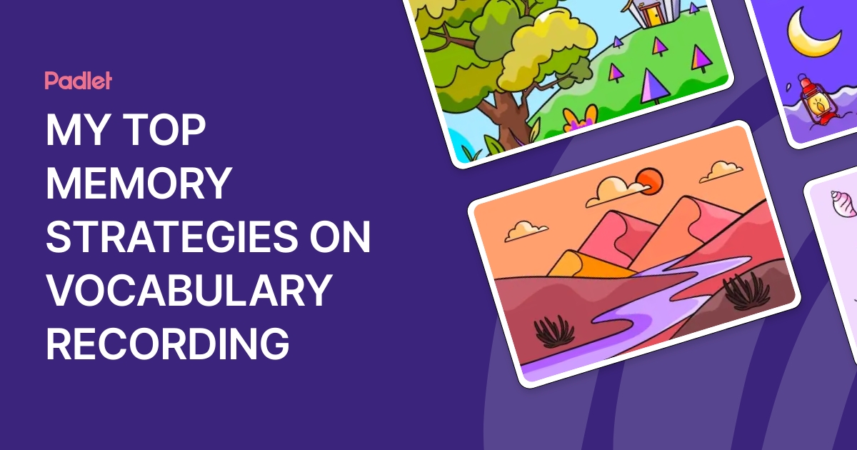 MY TOP MEMORY STRATEGIES ON VOCABULARY RECORDING