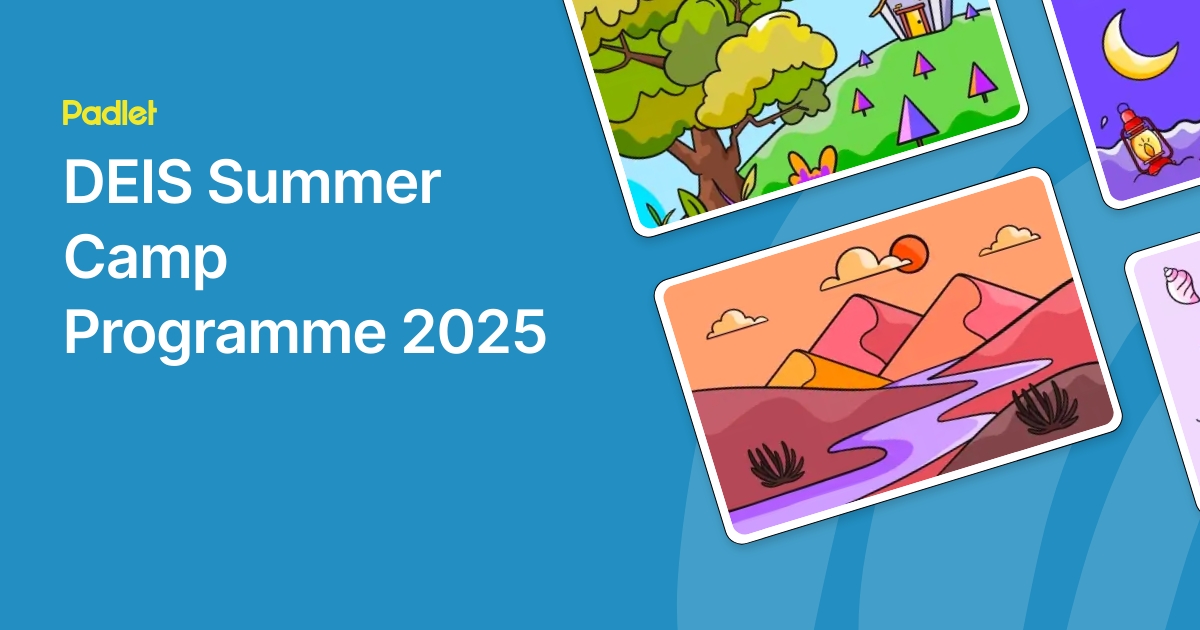 DEIS Summer Camp Programme 2025