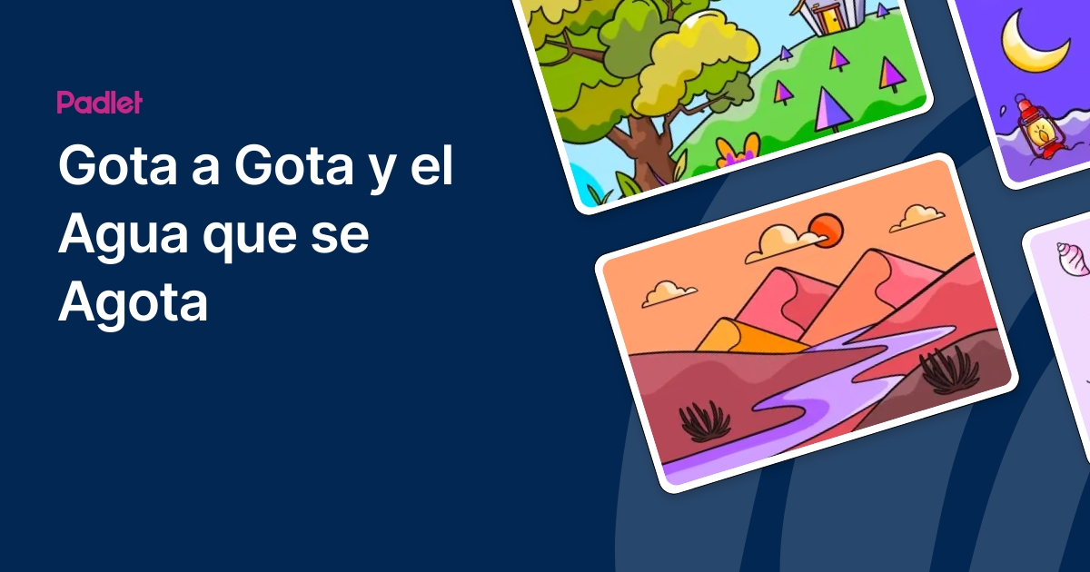 Gota a Gota y el Agua que se Agota