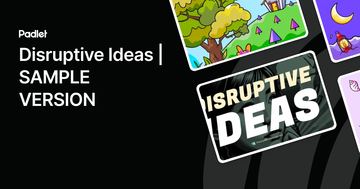 Disruptive Ideas | SAMPLE VERSION