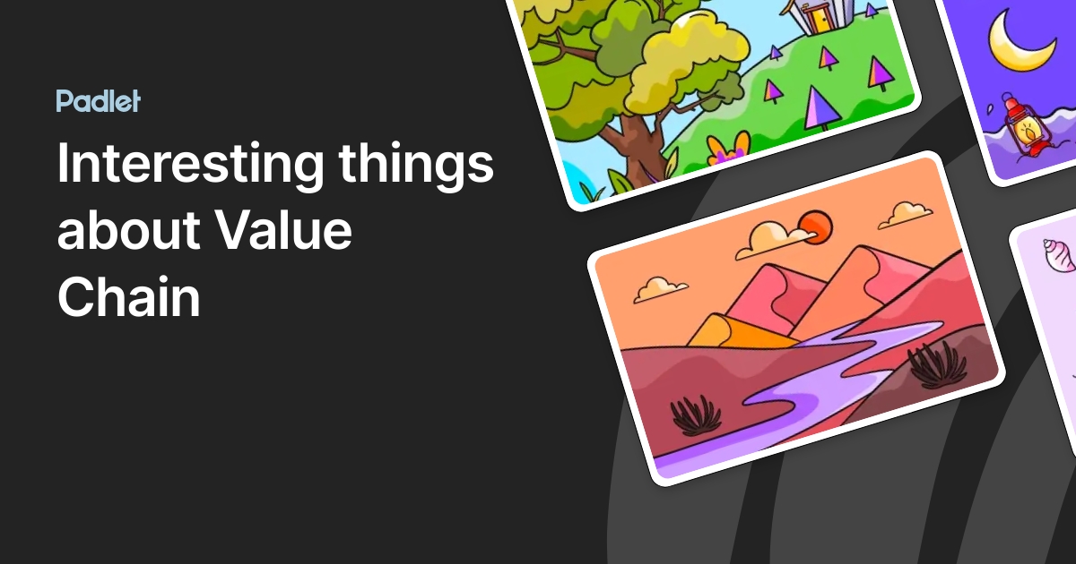 Interesting things about Value Chain