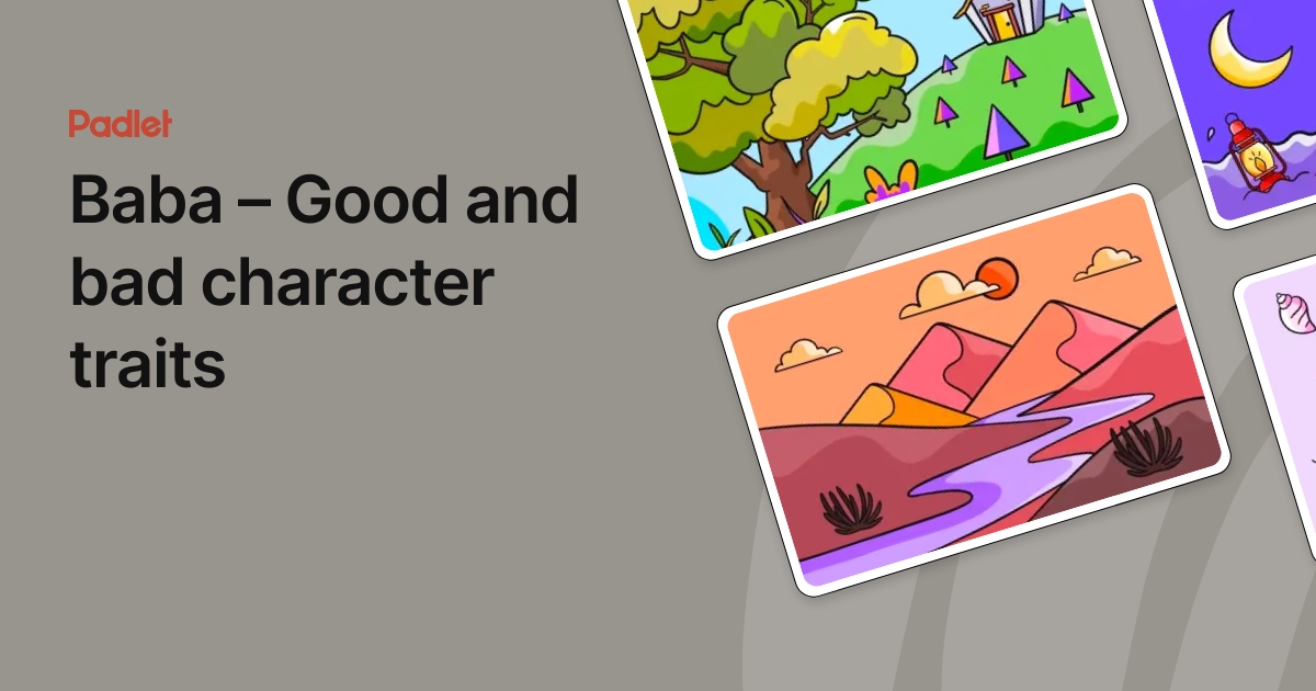 Baba – Good and bad character traits