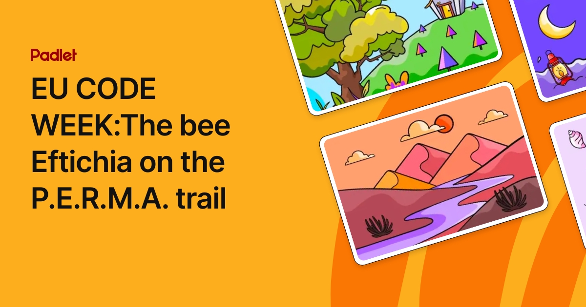 EU CODE WEEK:The bee Eftichia on the P.E.R.M.A. trail