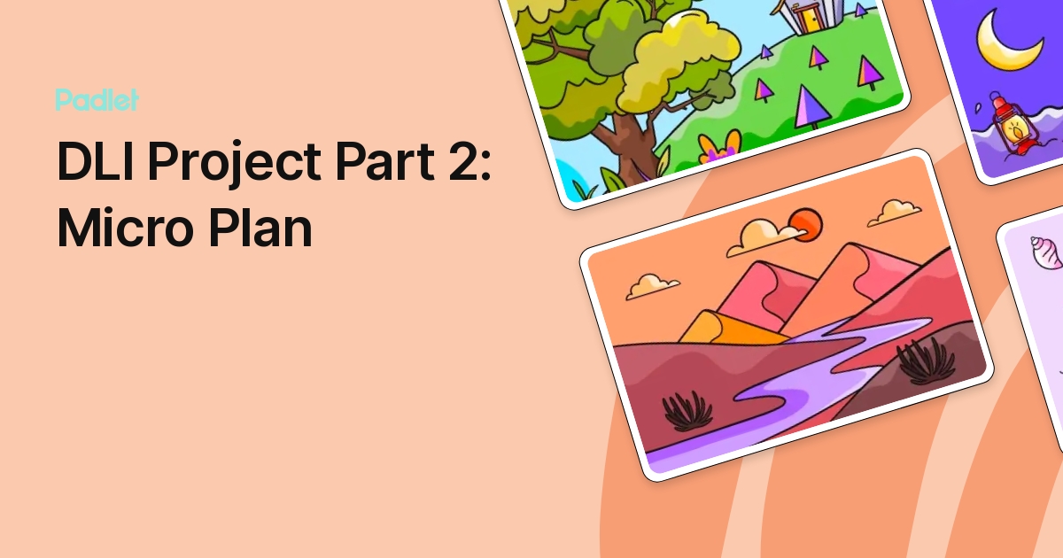 DLI Project Part 2: Micro Plan